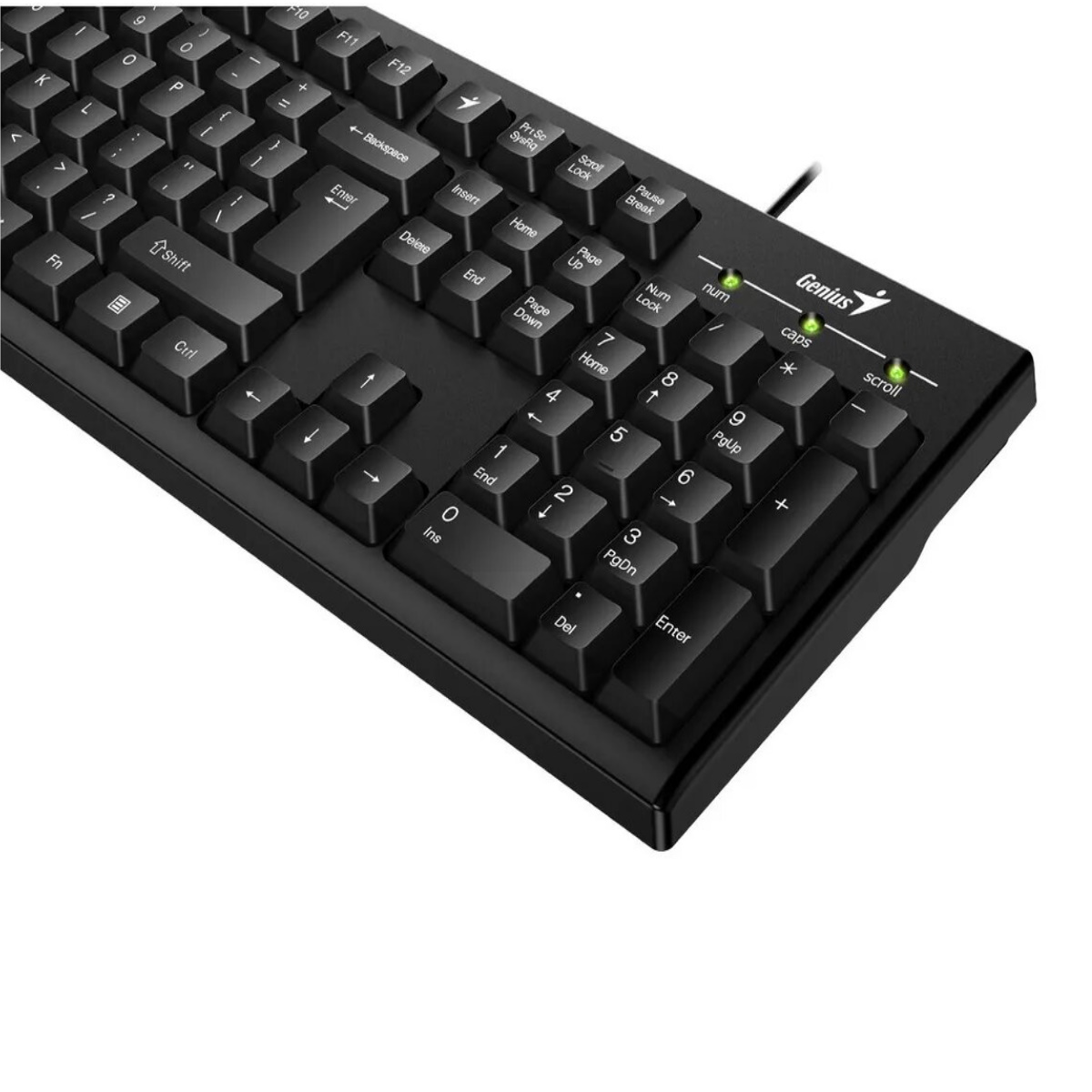 Teclado USB KB-125 Black Genius | Lang Tecnologia