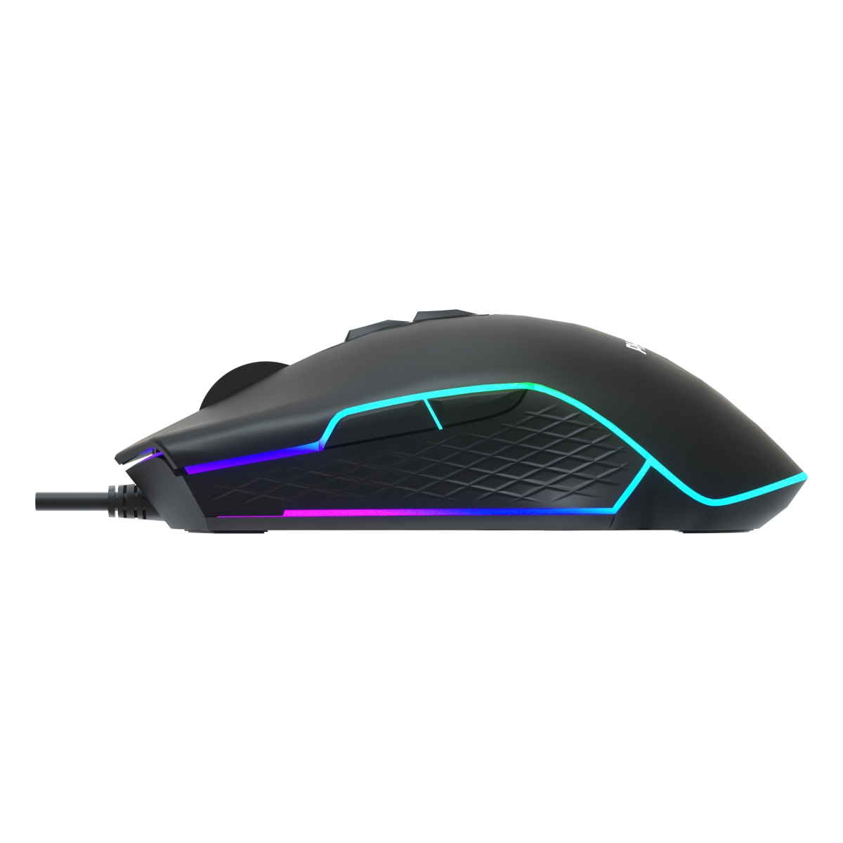 Mouse Gamer USB G201 RGB 1000 - 6400 DPI Philips | Lang Tecnologia
