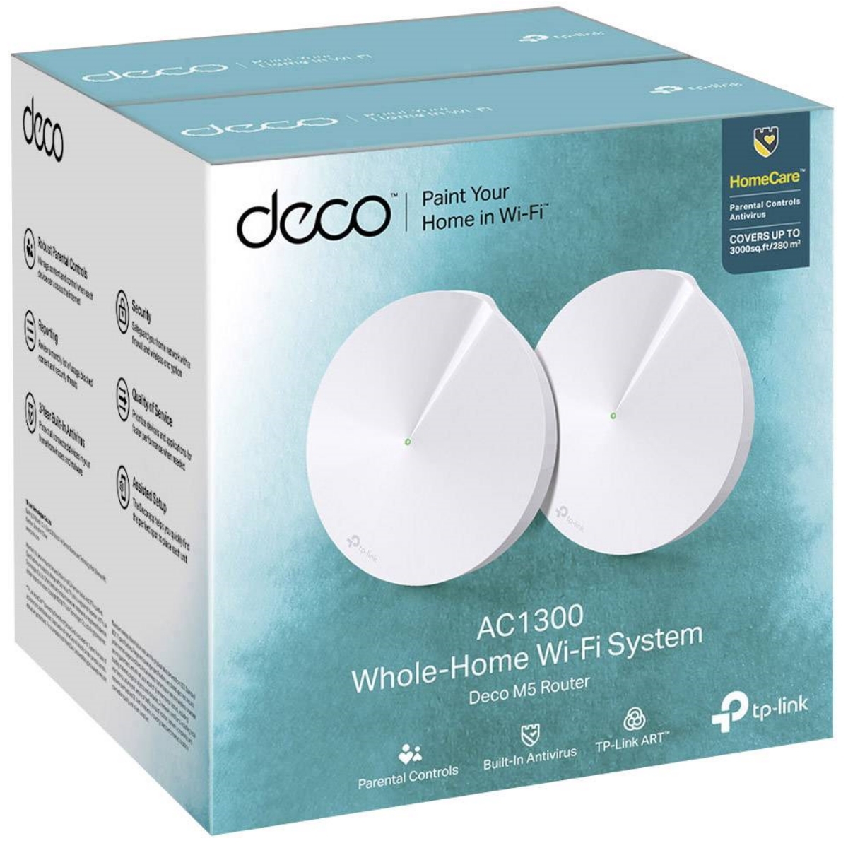 Sistema Wifi Deco M5 Pack 2 Mesh Ac1300 Tp-Link | Lang Tecnologia