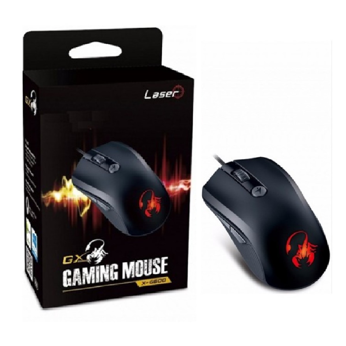 Mouse Gamer X-G600 Gx1600 DPI Genius | Lang Tecnologia